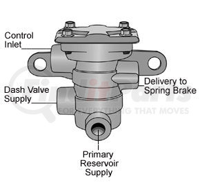 KN28030 by HALDEX - Air Brake Inversion Valve