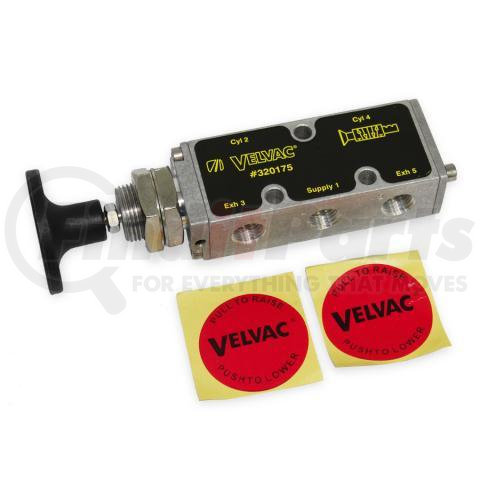 320175 by VELVAC - Four-Way Push/Pull Valve, 2-Position Valve