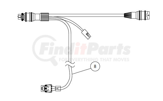 VS-30270-1 by HENDRICKSON - ABS JUNCTION WIRE HARNESS 3-foot; 3-way ...