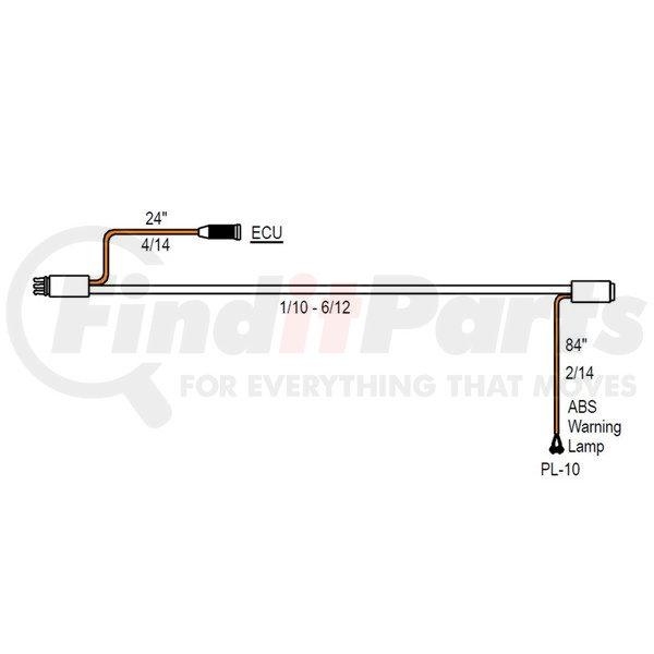 36-9300-132 by PHILLIPS INDUSTRIES - Trailer Harness - ABS Module, 11 ...
