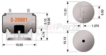 S-20901 by HENDRICKSON - Air Spring