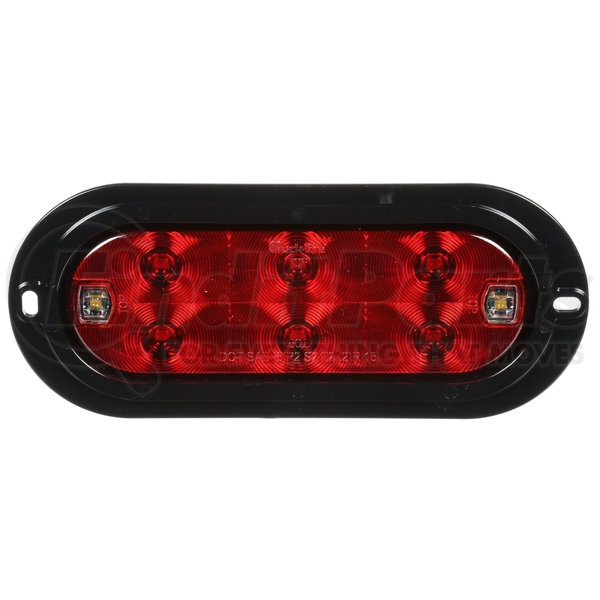 60552R by TRUCK-LITE - 60 Series LED, Red/Clear, Oval, 8 Diode, Stop ...