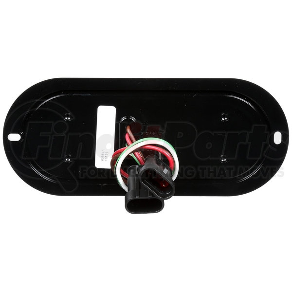 60554R by TRUCK-LITE - 60 Series, LED, Red/Clear Oval 8 Diode Stop/Turn ...