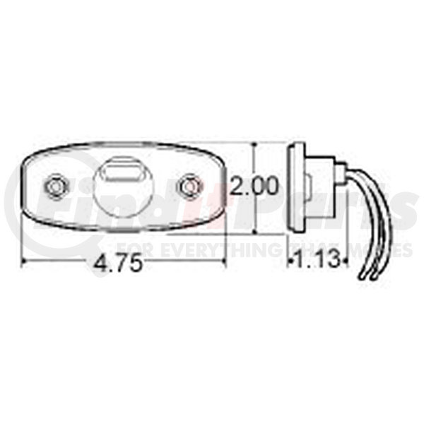 97073 by TRUCK-LITE - Rectangular, Sealing, Black Foam, Gasket For ...