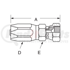 24706N-406 by WEATHERHEAD - Eaton Weatherhead 247 N series Field ...