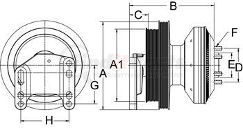 79A9334 Horton | Horton Fan Clutch | FinditParts