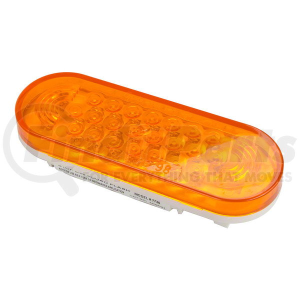 77363 by GROTE - Oval LED Strobe Light - Yellow