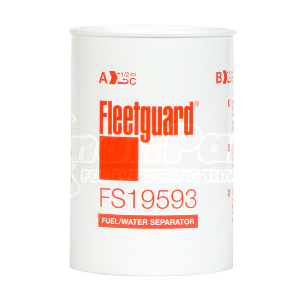 FS19593 by FLEETGUARD - FILTER-FUEL/WATER SEPARATOR