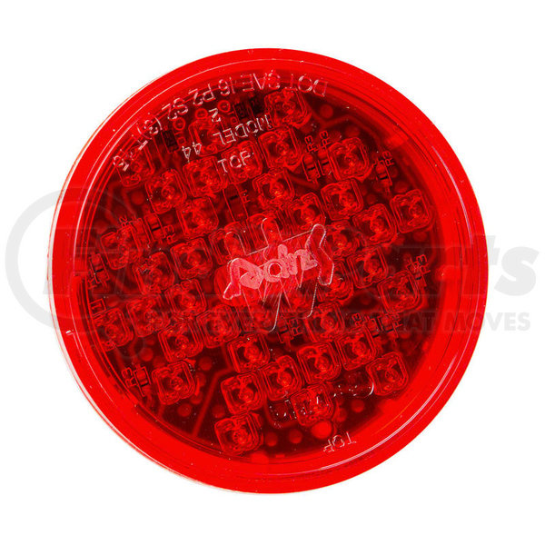 44202R by TRUCK-LITE - Super 44, LED, Red, Round, 42 Diode, Stop/Turn ...