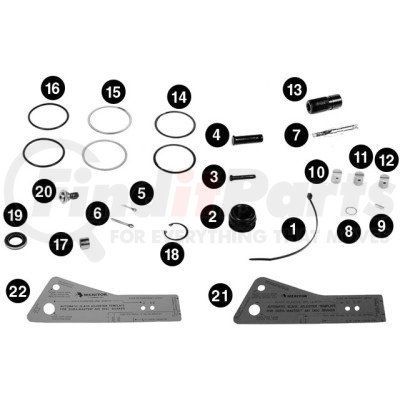 KIT15901 by MERITOR - Meritor Genuine AUTOMATIC SLACK ADJUSTER HARDWARE KIT