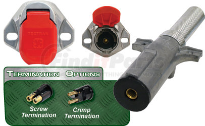 38019 by TECTRAN - Single Pole Plugs & Sockets - Tailgate Connectors ...