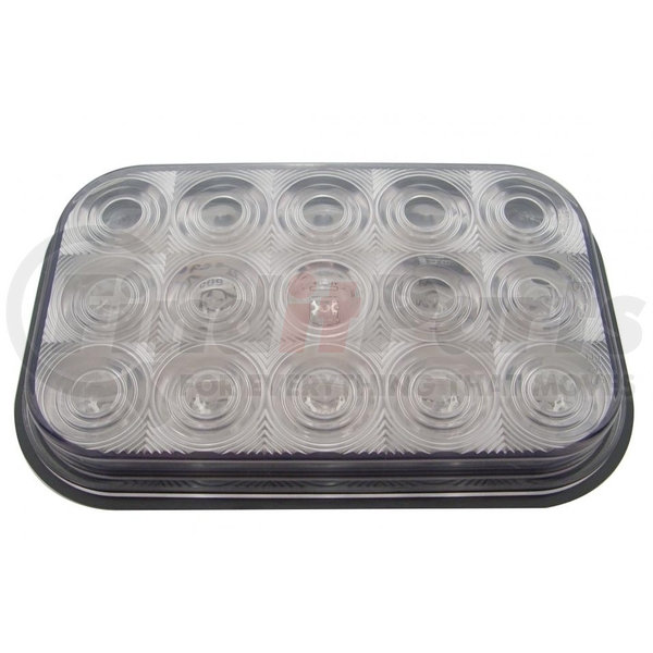 38748 by UNITED PACIFIC - 15 LED Rectangular Turn Signal Light - Amber ...