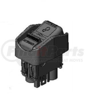 VR-9-S by APSCO - Air Rocker Switch, 1/4" Port, Engage-Disengage