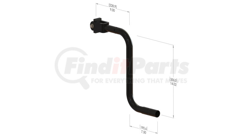 SAF-HOLLAND 112021 - Landing Gear Part - Speed Crank Handle, Vertical ...