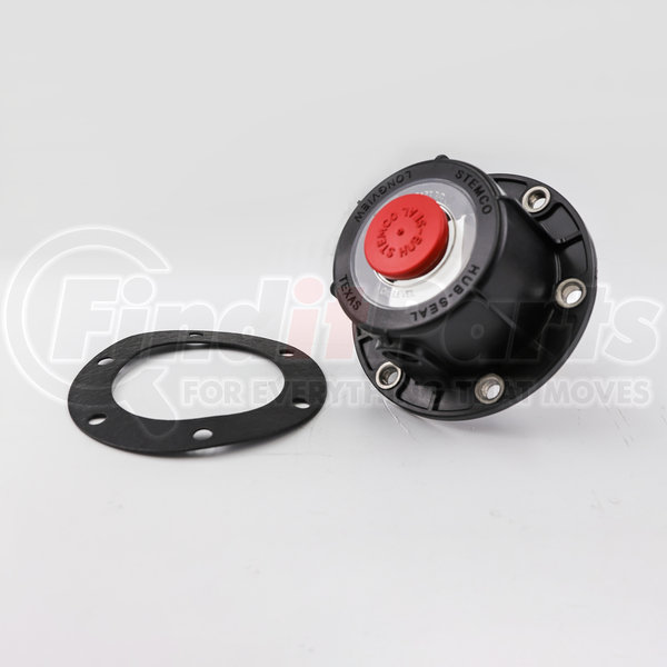 363-4024 by STEMCO - Stemco Defender™ Hubcap - Red Rubber Plug "FF ...