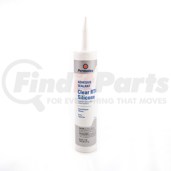 80855 by PERMATEX - Clear RTV Silicone Adhesi