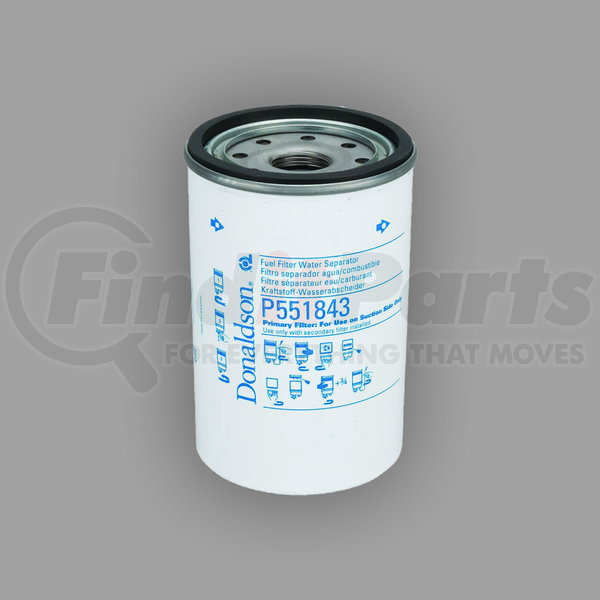 P551843 by DONALDSON - Fuel Filter, Water Separator Spin-On