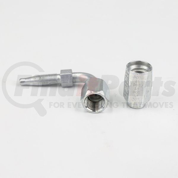 23921-4-4 by PARKER HANNIFIN - Field Attachable Hydraulic Hose Fitting ...