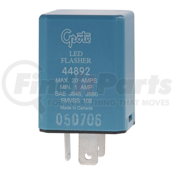 44892 by GROTE - 3 Pin Flasher - North American (JSO) Pinout