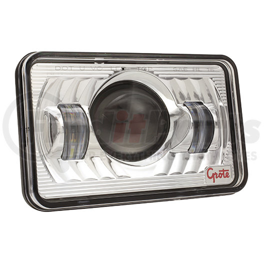 94411-5 by GROTE - LED Sealed Beam Headlight - 4x6, High Beam, 9-30V
