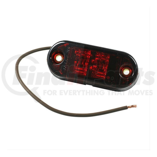 47012 by GROTE - 2 1/2" Oval LED Clearance / Marker Light - Red