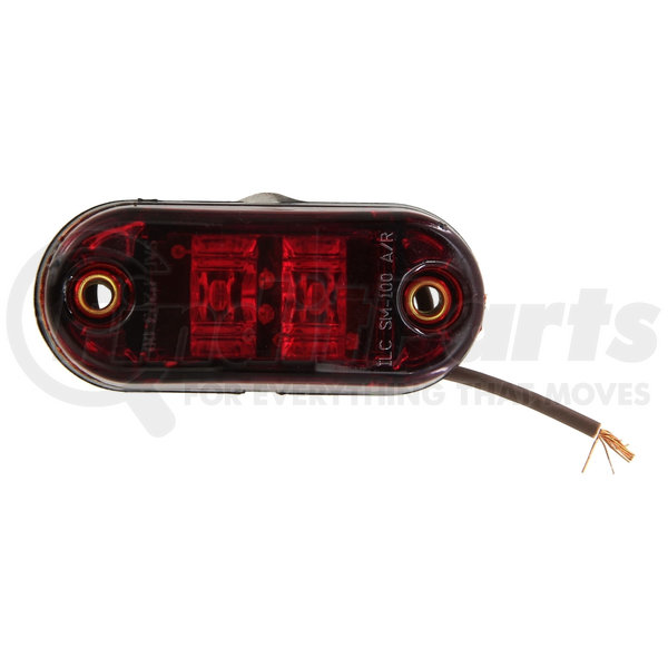 47012 by GROTE - 2 1/2" Oval LED Clearance / Marker Light - Red