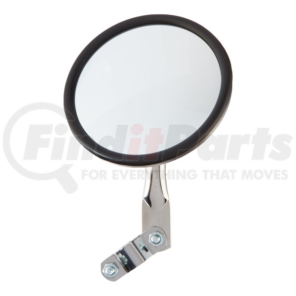 28033 by GROTE - 5" Round Clamp-On Spot Mirrors - w /Arm Assembly