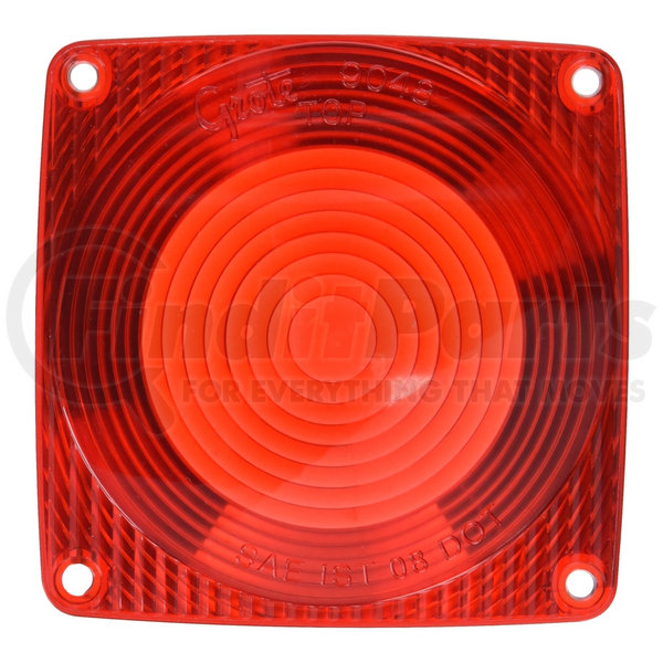 90482 by GROTE - Stop / Tail / Turn Replacement Lens - Red