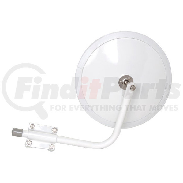 28491 by GROTE - 10½" Convex Cross-Over Mirrors - Mirror Assembly, White