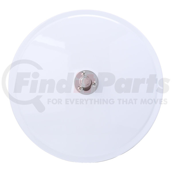 28491 by GROTE - 10½" Convex Cross-Over Mirrors - Mirror Assembly, White