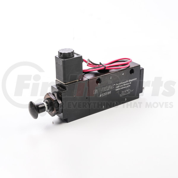 320189 by VELVAC - Solenoid Valve, Four-Way Spring Return Valve with ...