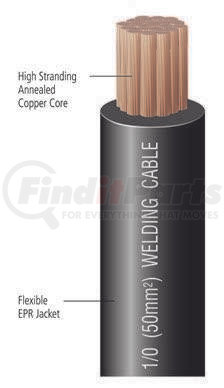 EL902102 by POWER PRODUCTS - Battery Cable, 2 Ga., Red, 100'