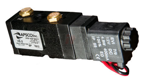VE-2 by APSCO - 4-Way 2 Position 12V Solenoid Valve