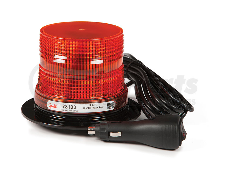 78103 by GROTE - Material Handling LED Beacon - Class III, Magnetic ...