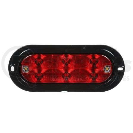 60552R by TRUCK-LITE - 60 Series LED, Red/Clear, Oval, 8 Diode, Stop ...