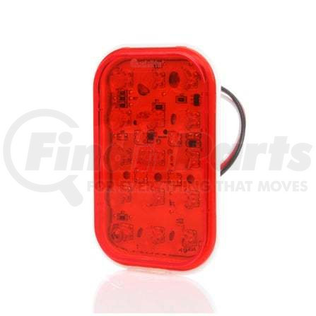 45258R by TRUCK-LITE - 45 Series, LED, Red, Rectangular, 15 Diode, Stop ...