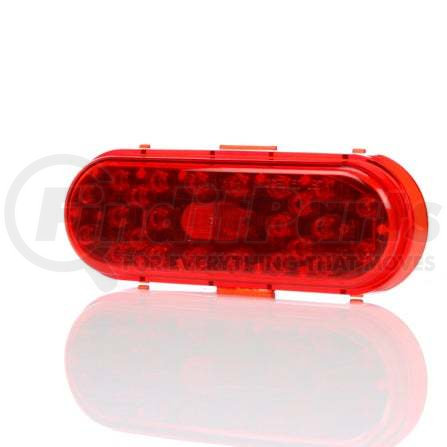 60085R by TRUCK-LITE - 60 Series, LED, Red, Oval, 26 Diode, Stop/Turn ...