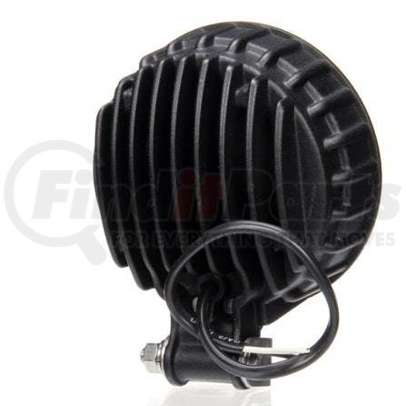 81360 by TRUCK-LITE - Work Lamp - 12V, Black, 6 LED