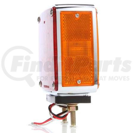 2758 by TRUCK-LITE - LED Pedestal Light - Signal-Stat, Red/Yellow ...