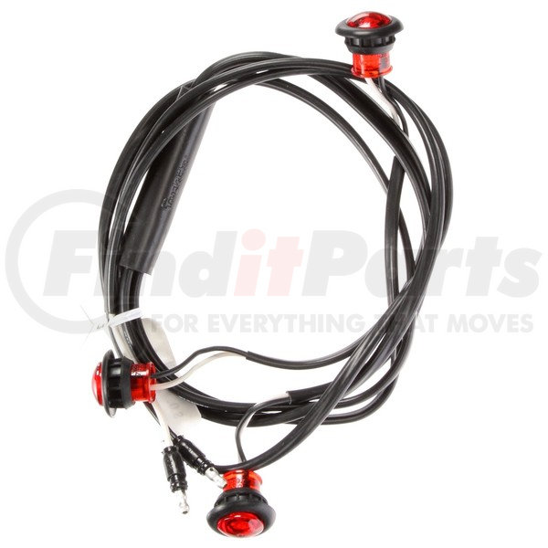 33740R by TRUCK-LITE - 33 Series, LED, ID Light Assembly, Round, Red, 3 ...