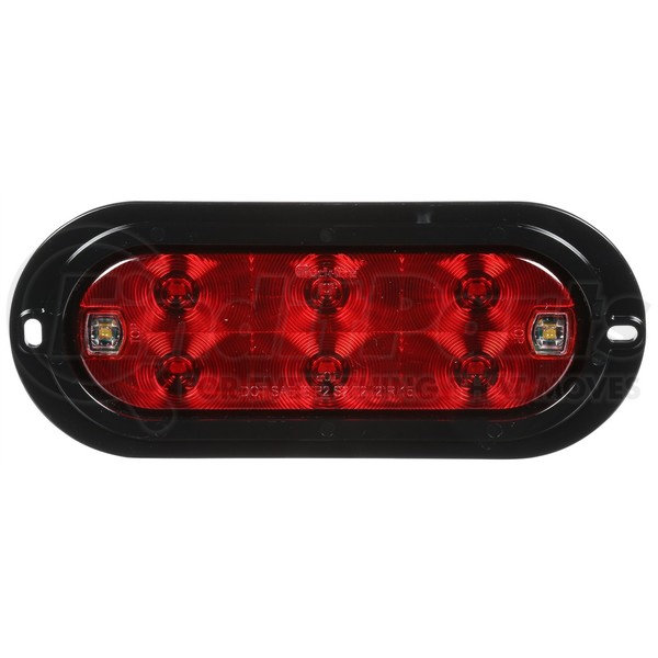 60552R by TRUCK-LITE - 60 Series LED, Red/Clear, Oval, 8 Diode, Stop ...
