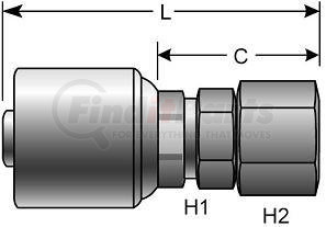 G25170-0808 by GATES CORPORATION - Couplings - MegaCrimp Couplings with ...