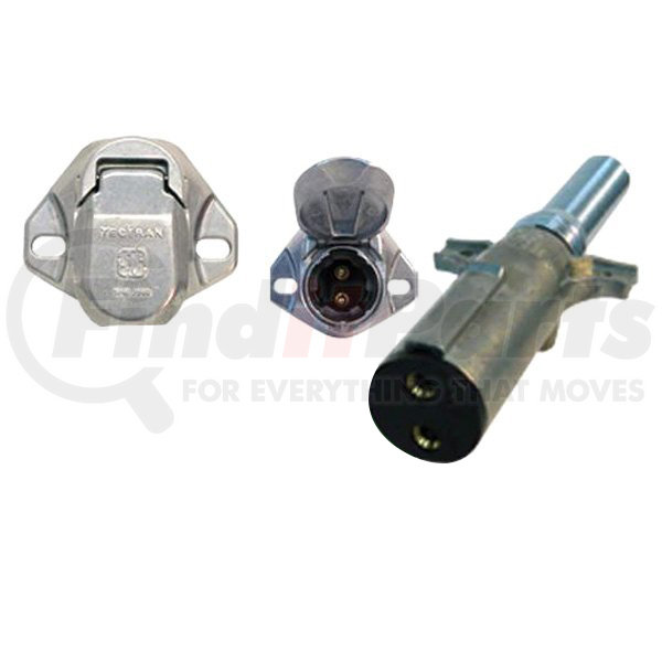 38564 by TECTRAN - Trailer Wiring Plug - Dual Pole, Vertical, Screw ...