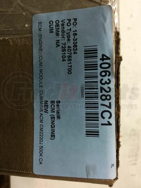 4063287C1 by CUMMINS - MODULE, CUMMINS ACM CM2220J 500K CAN