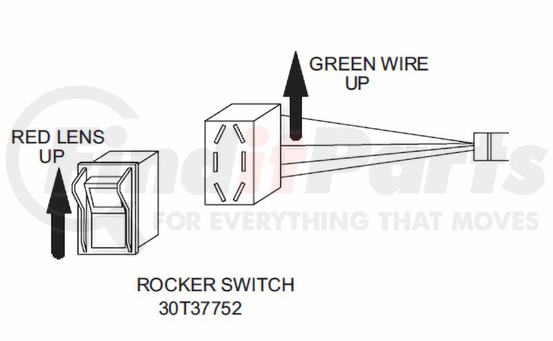 30T37752 by MUNCIE POWER PRODUCTS - ROCKER SWITCH