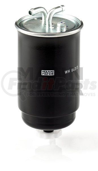 MANN+HUMMEL Filters WK842/3 Fuel Filter + Cross Reference | FinditParts
