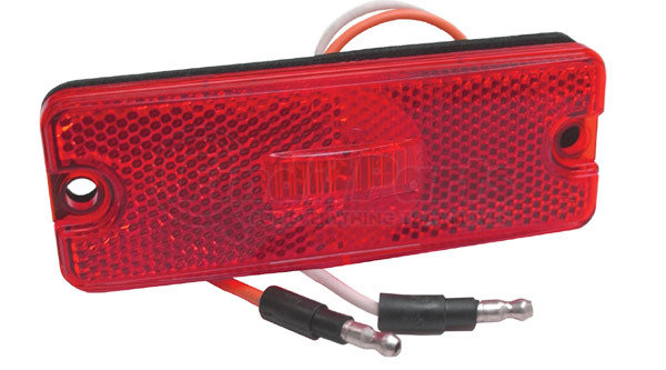47732 by GROTE - Sealed Rectangular LED Clearance / Marker Light - Red