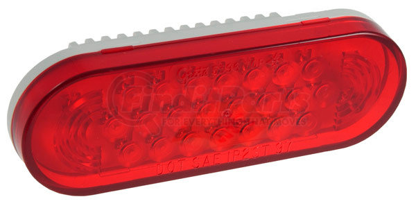 77362 by GROTE - Oval LED Strobe Light - Red