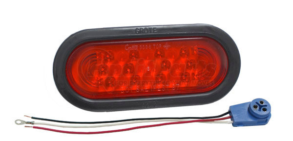 53122 by GROTE - SuperNova® Oval LED Stop / Tail / Turn Light - Red Kit ...