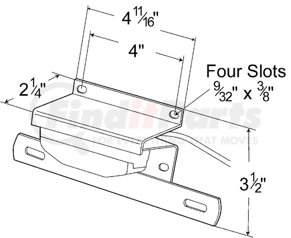 60321 by GROTE - Rectangular License Plate Light With Bracket - Clear ...